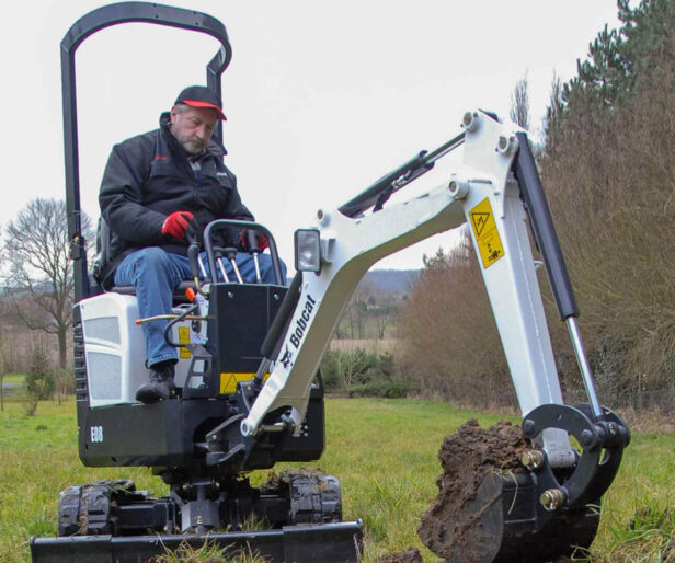 Bobcat E08 Micro Digger - Charles Wilson