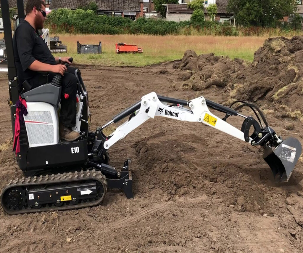Bobcat E10 micro digger - Charles Wilson