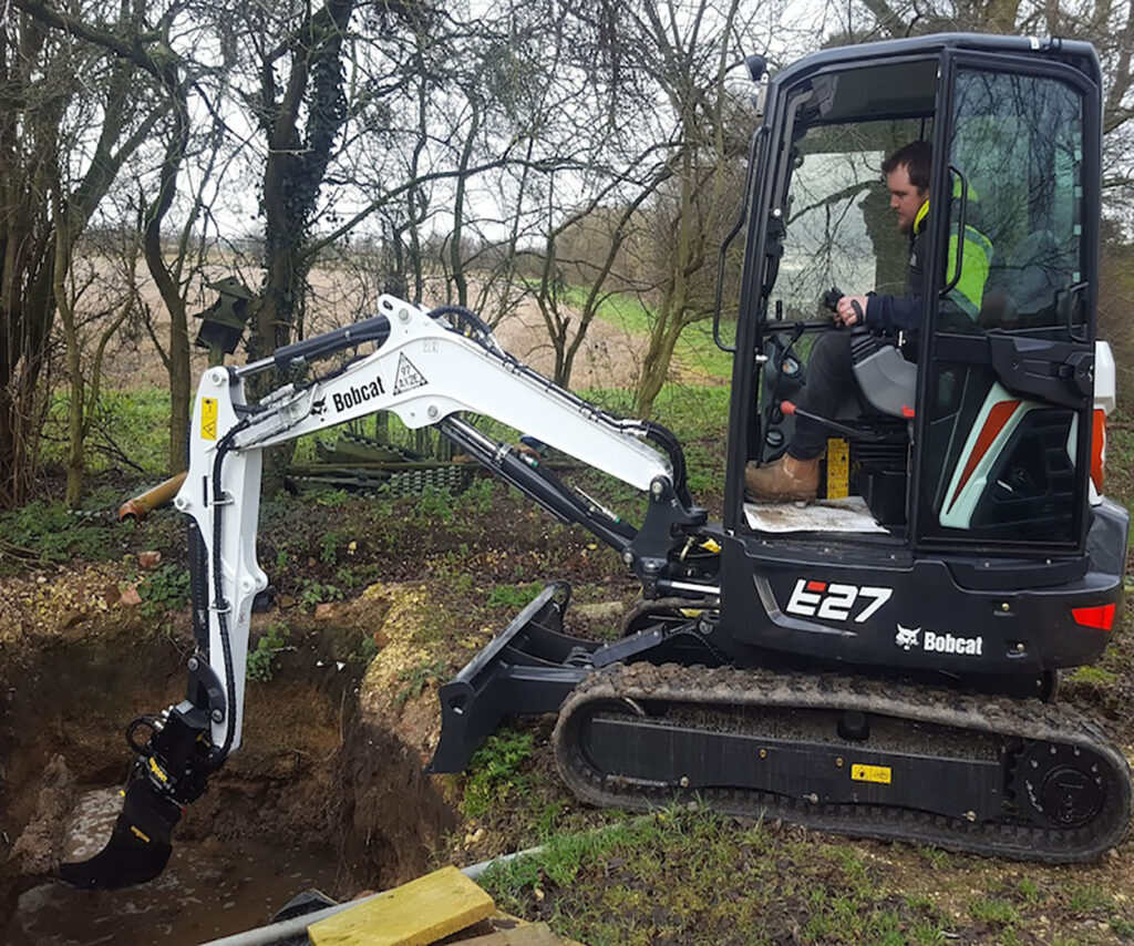 Bobcat 3T Mini Excavator - Charles Wilson