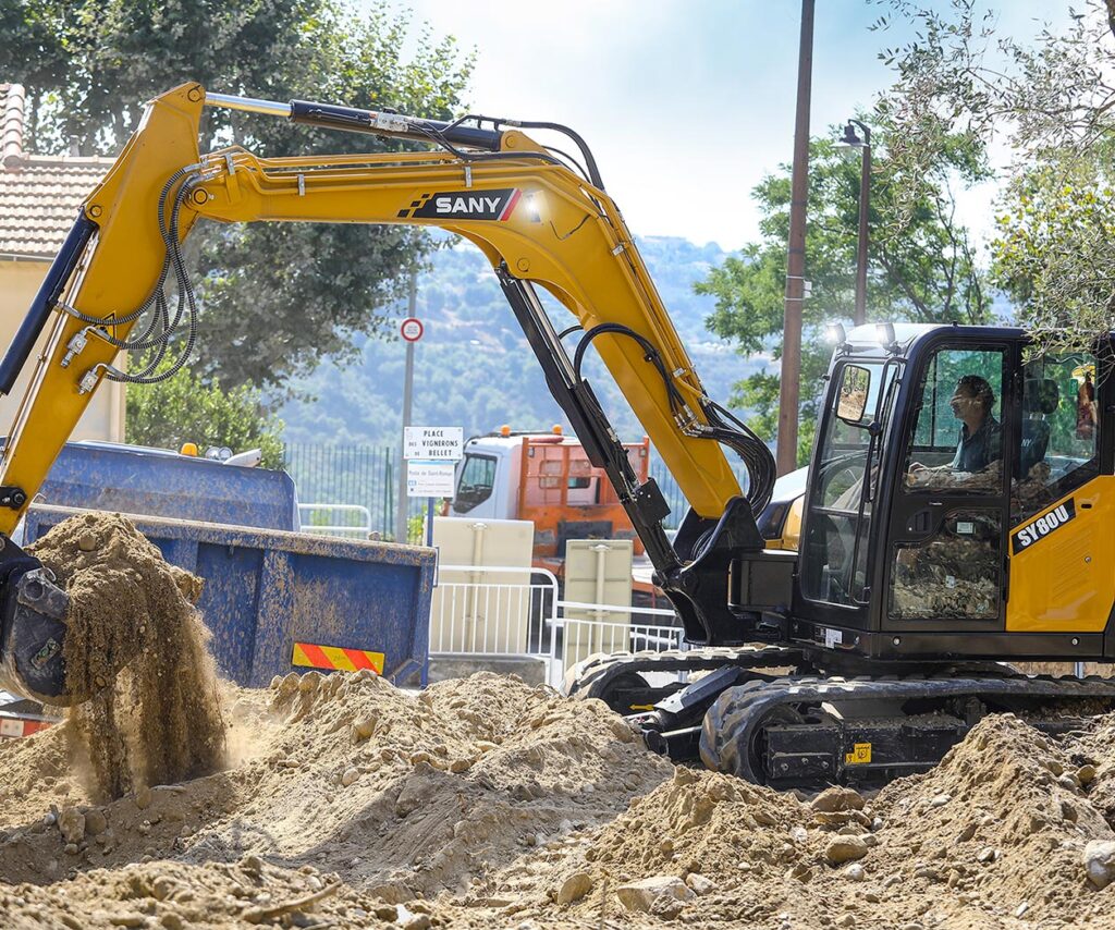 SANY 8T Excavator - Charles Wilson